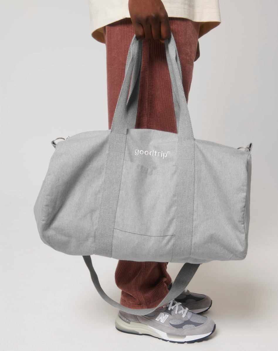 Custom Trip Duffel Bag | 80% Recycled Cotton / 20% Recycled Polyester ...